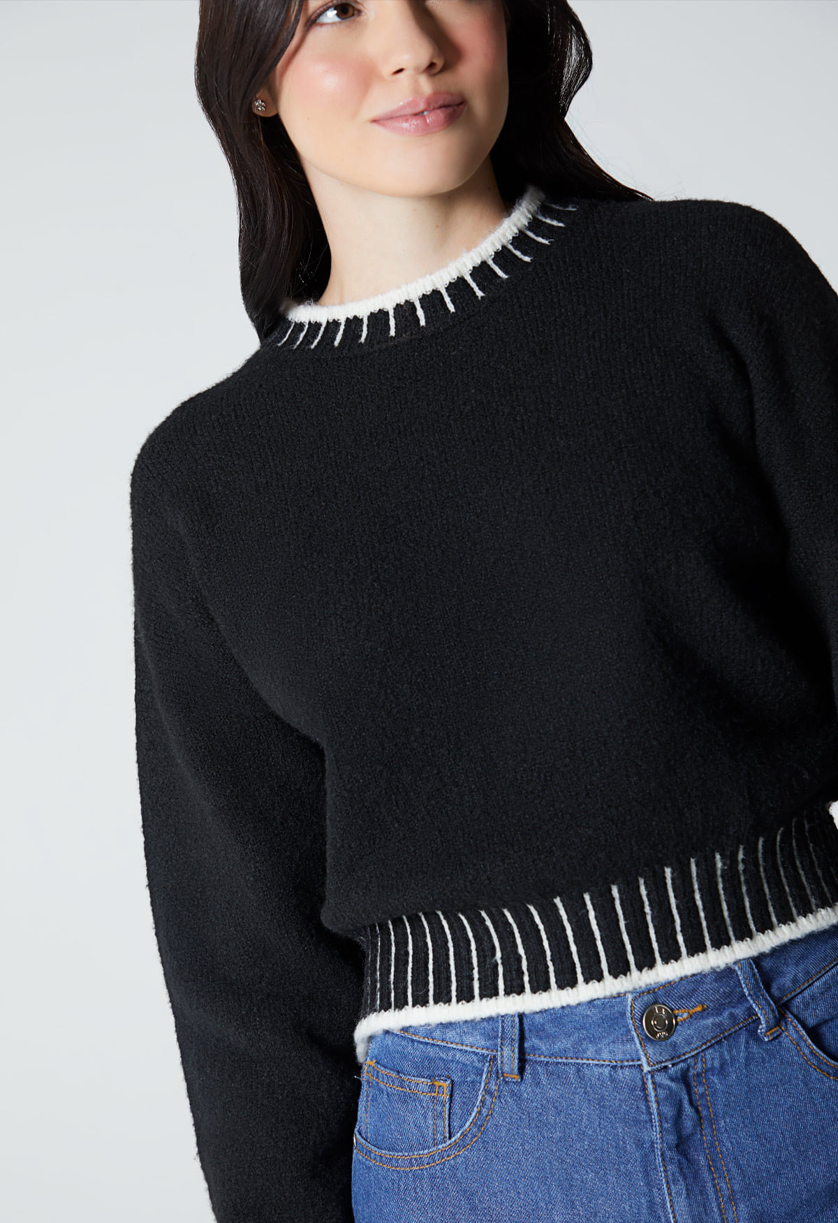 Buso tejido manga larga para mujer - Ropa mujer | Compra online | ELA